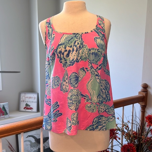 Tops | Lilly Pulitzer Barefoot Princess Cosmo Top | Poshmark